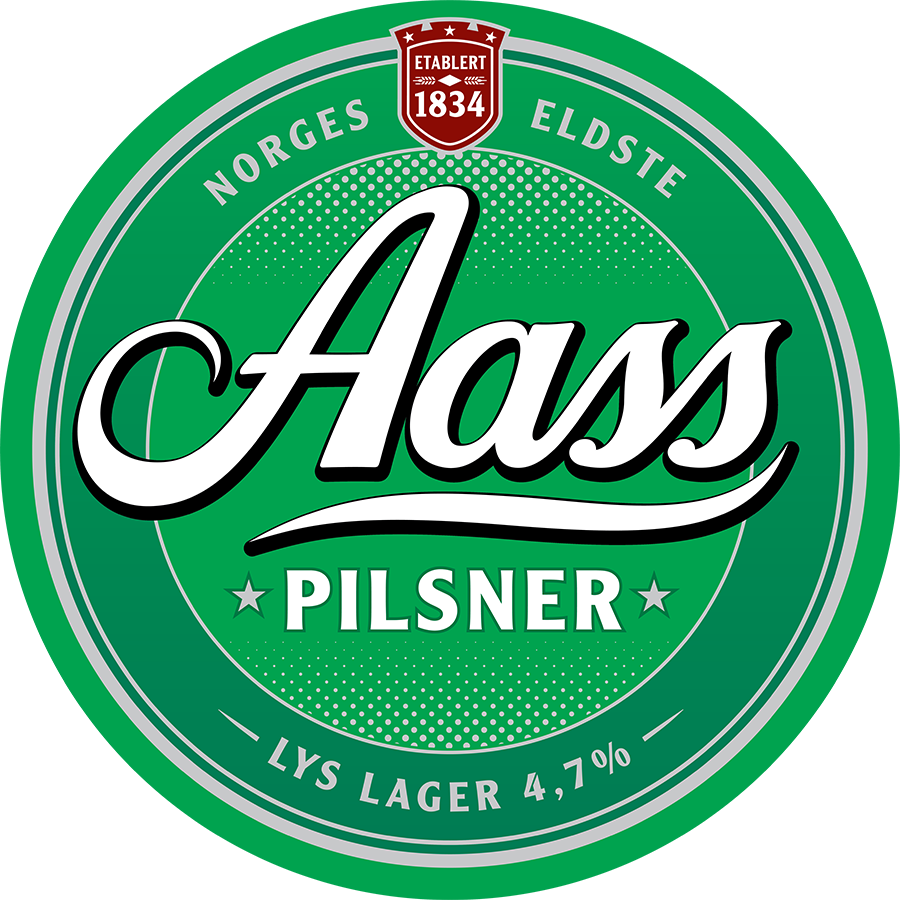 Aass Pilsner 4,7% 30 l stålfat (G) | Brill